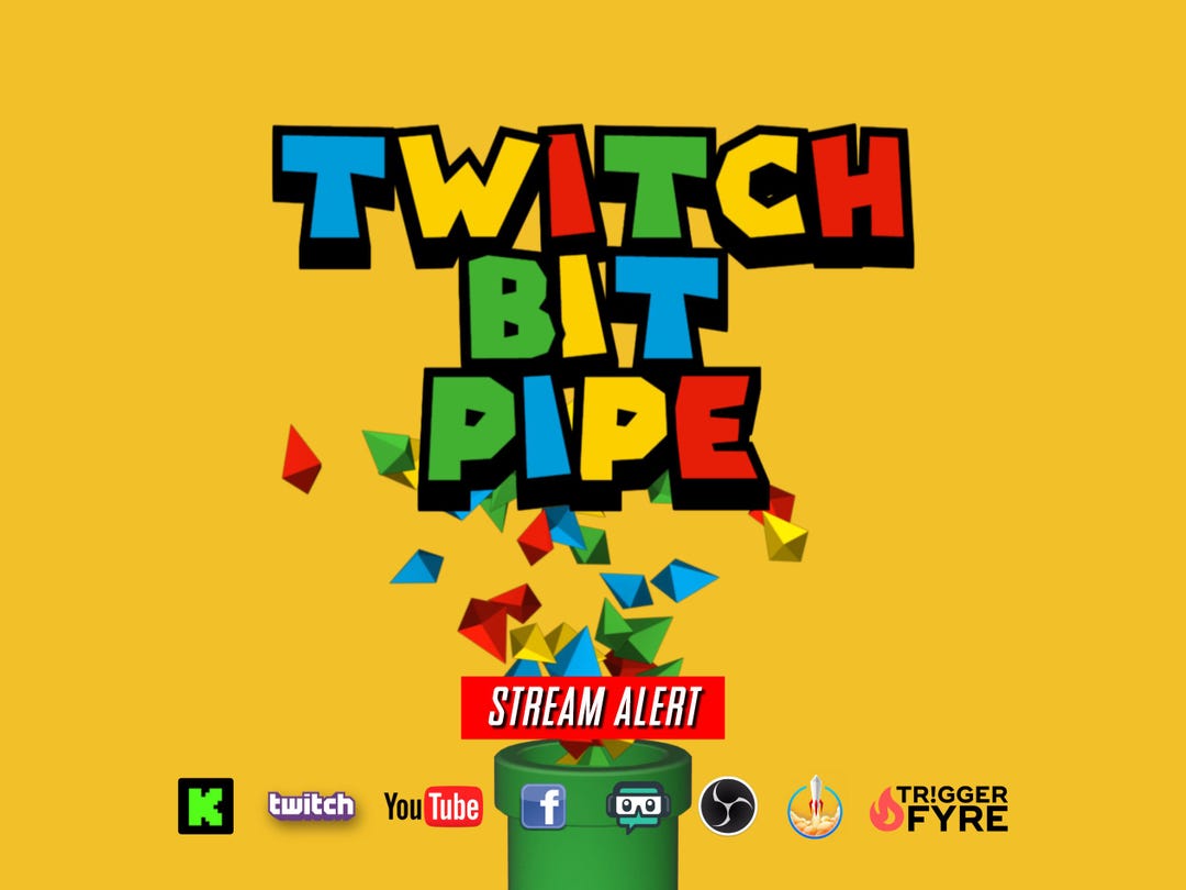 Bit Pipe - Twitch Cheer Alert - Fun Full Screen 1920x1080 Animated ...