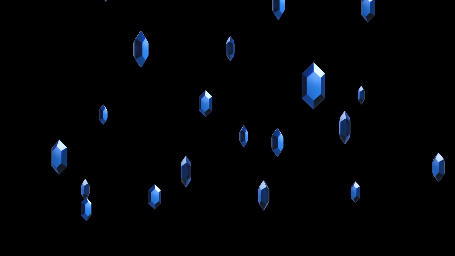 Blue Rupee Stream Alert Pack - 2 Full Screen 1920x1080 Animated ...
