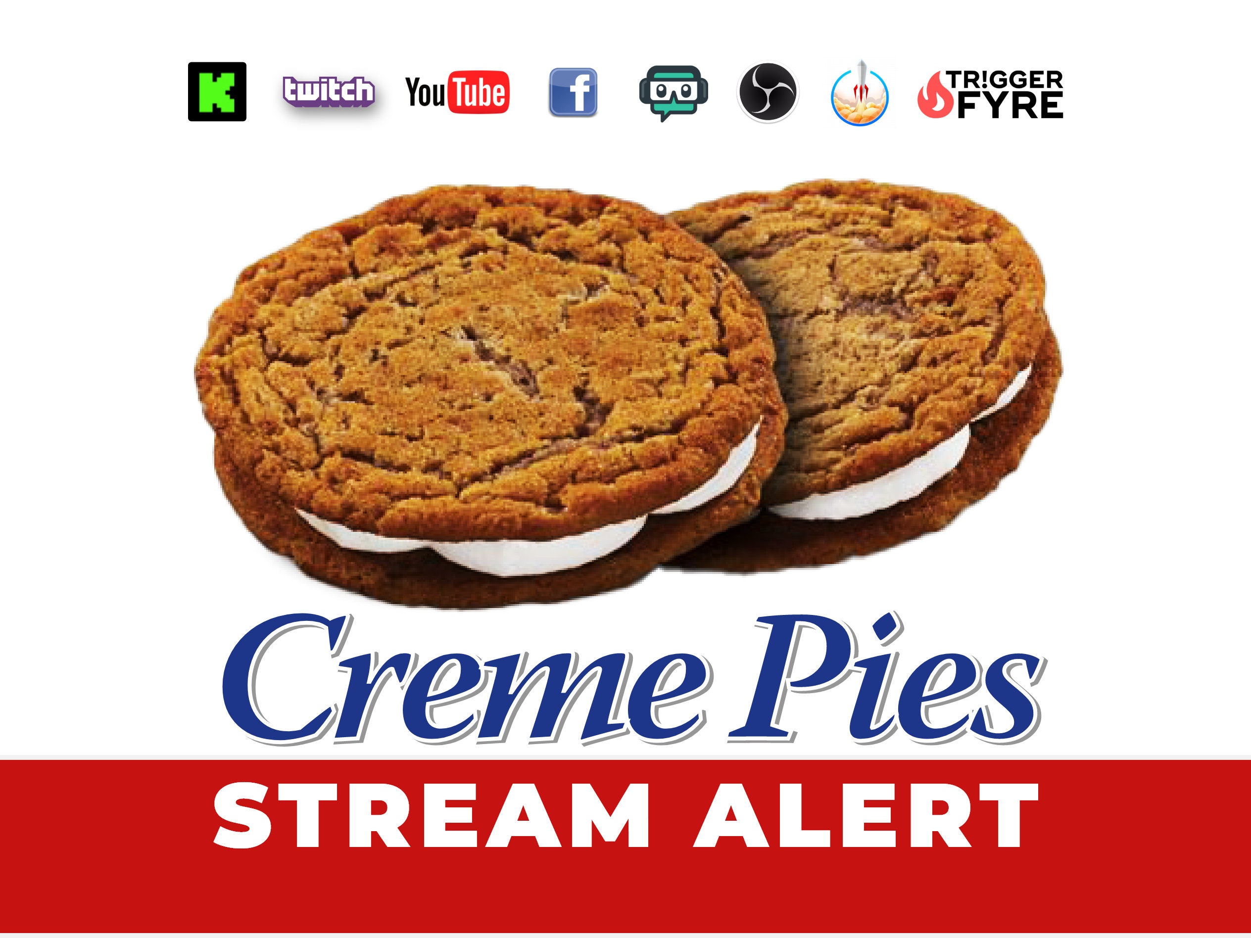 Creme Pies Stream Alert - Cream Snack Animation - Yummy Animated ...