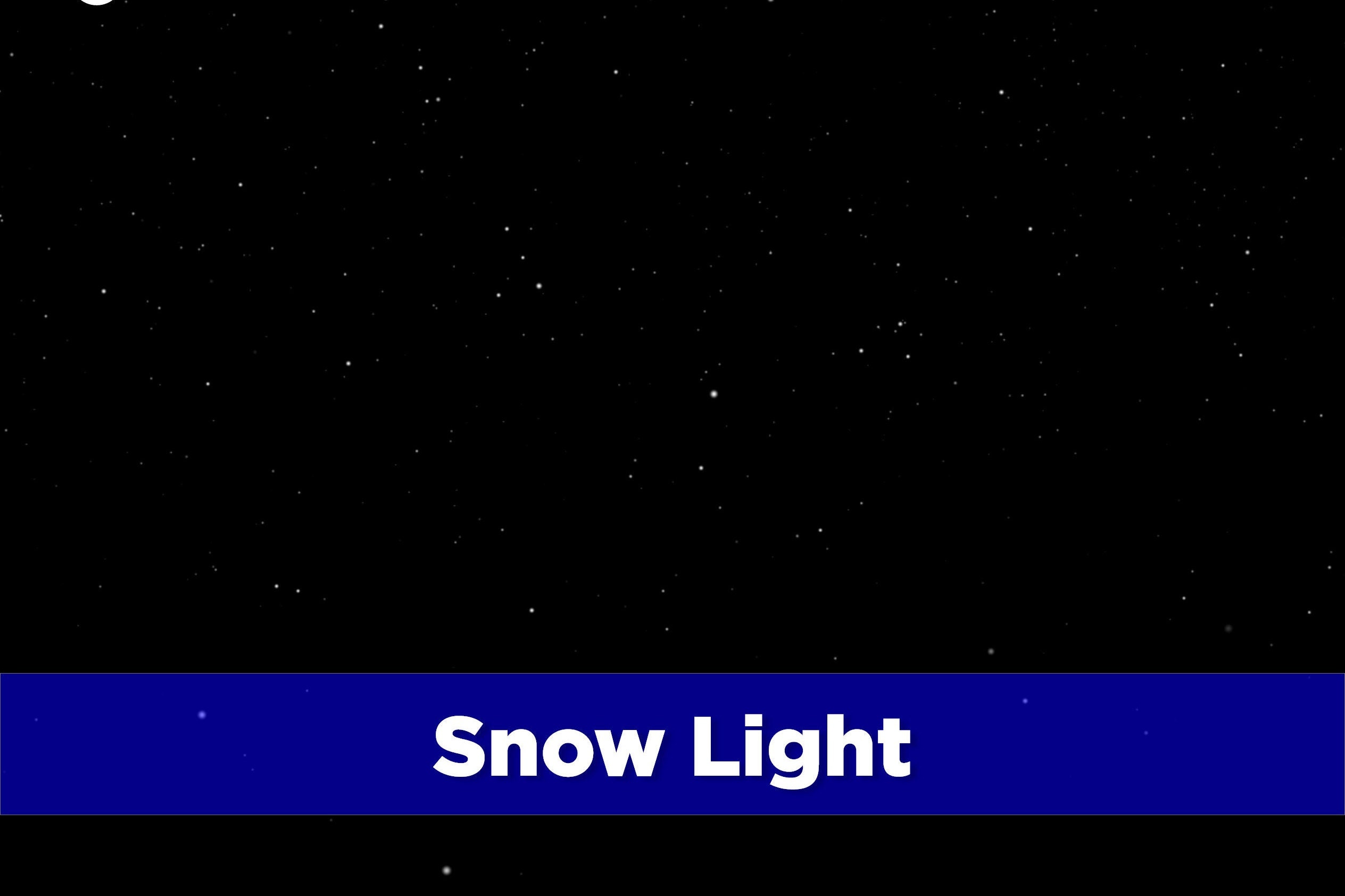 Snow Stream Alerts Light & Heavy Snowfall Bundle Full Screen Snowing ...