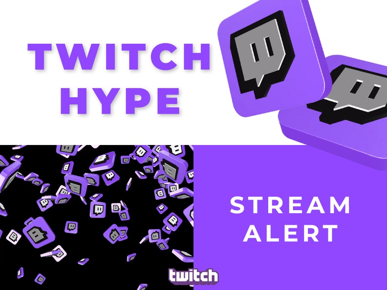 Twitch Hype Alert Full Screen Stream Animation With - Etsy