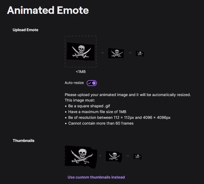 Animated Pirate Flag Emote Jolly Roger Animation for - Etsy