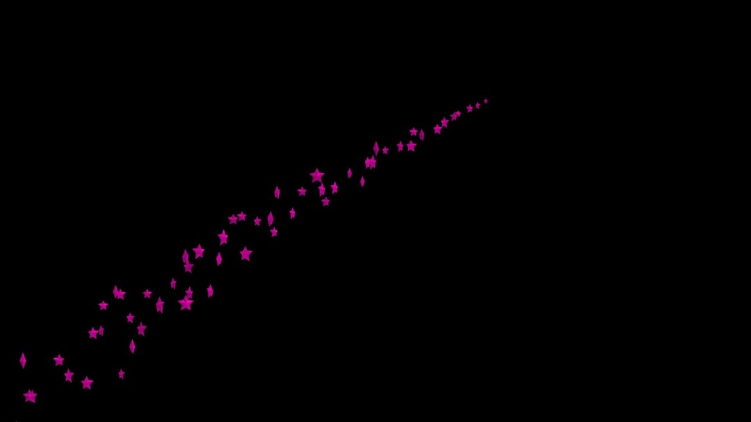 Pink Shooting Stars Stream Alert - Animated Overlay With Transparent ...