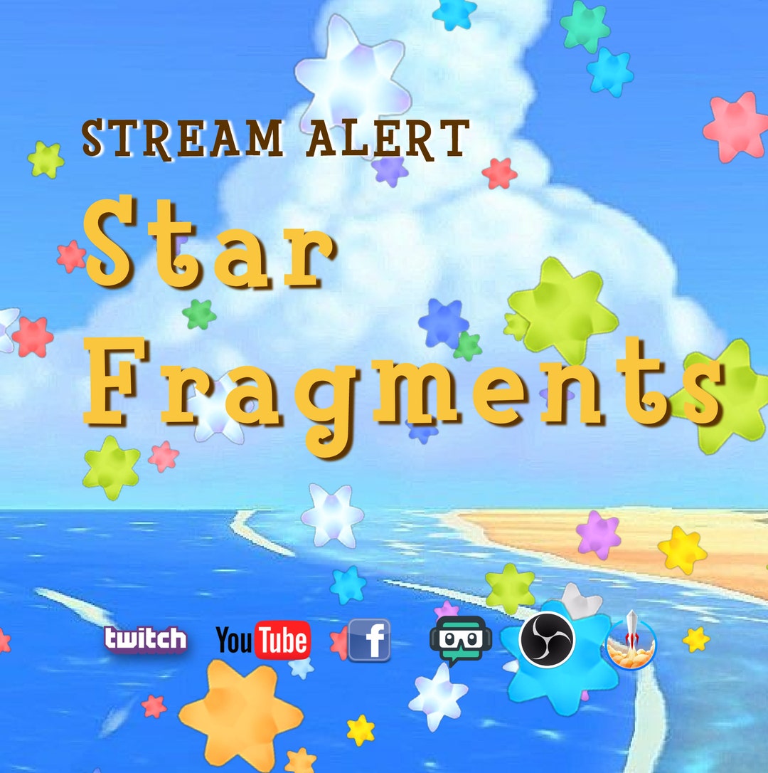 Star Fragments Stream Alert - Animated Overlay W/ Transparent ...