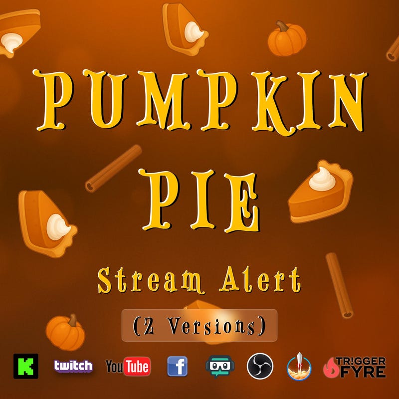 Streamer Alert for Fall - Etsy