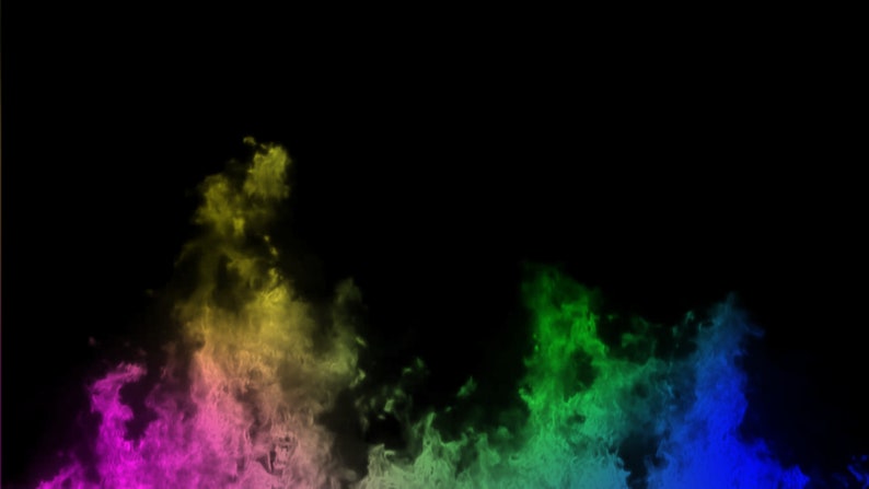 Rainbow Fire Stream Alert Full Screen Animated Overlay W/ Transparent ...