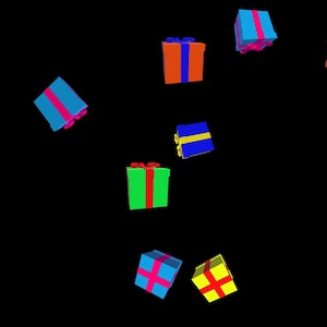 Present Rain Stream Alert - Party Effect - Full Screen Gift Shower With ...