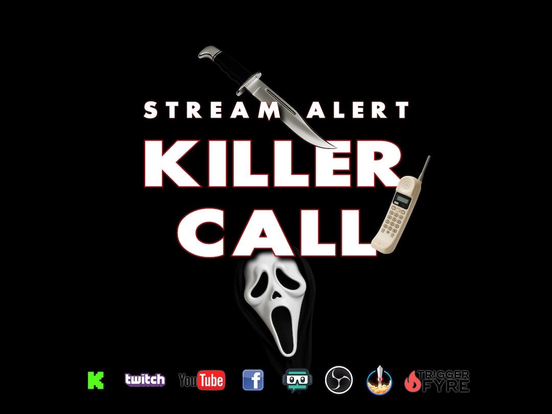Killer Call Stream Alert- Full Screen Animated Overlay With Transparent ...