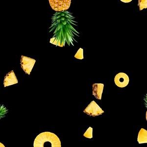 Pineapple Rain Stream Alert - Tropical Fruit Shower - Animated Overlay ...