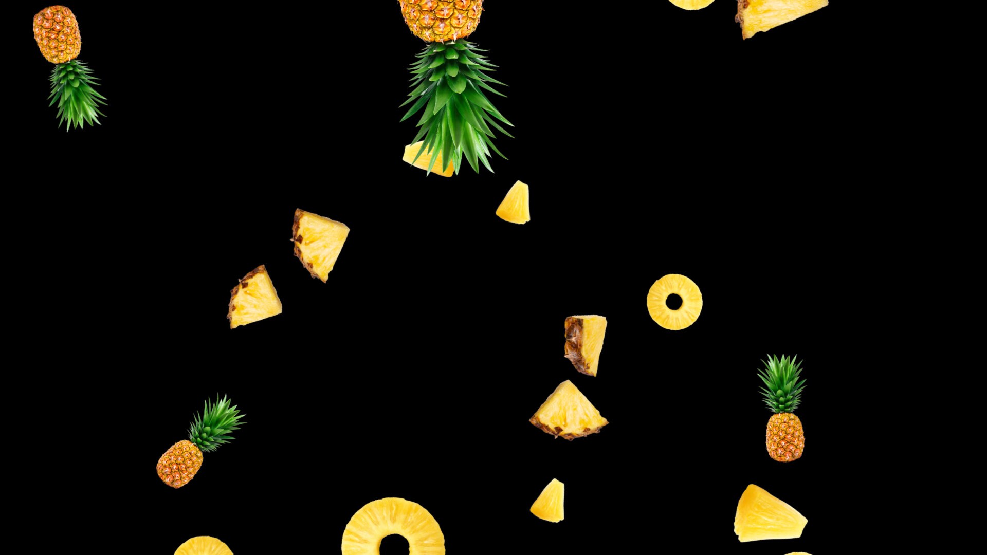 Pineapple Rain Stream Alert - Tropical Fruit Shower - Animated Overlay ...