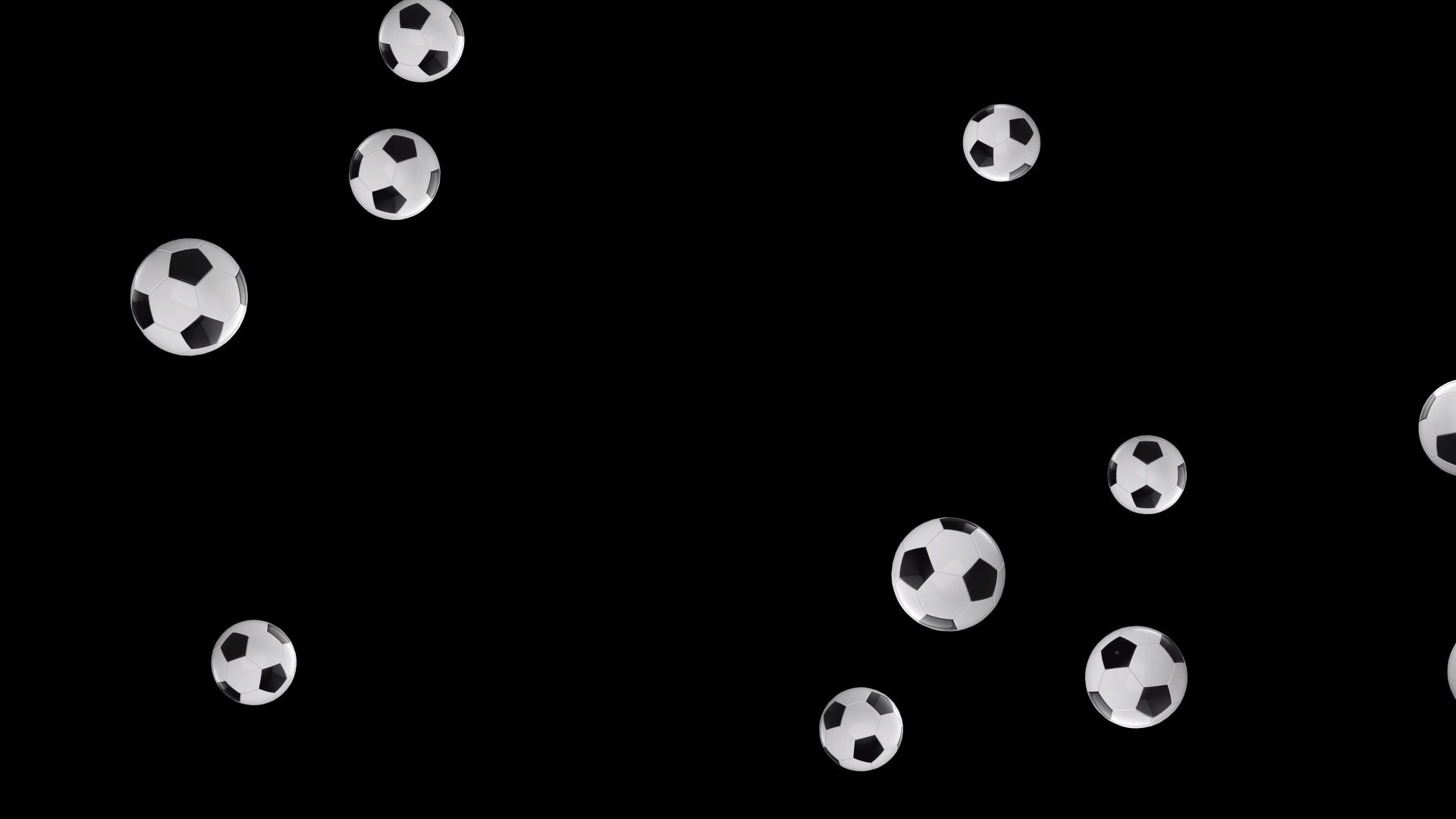 Soccer Ball Stream Alert Full Screen Animated Football Rain Overlay ...