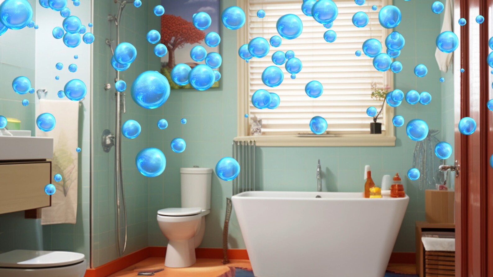 Bubble Shower Stream Alert Full Screen Animated Overlay With ...