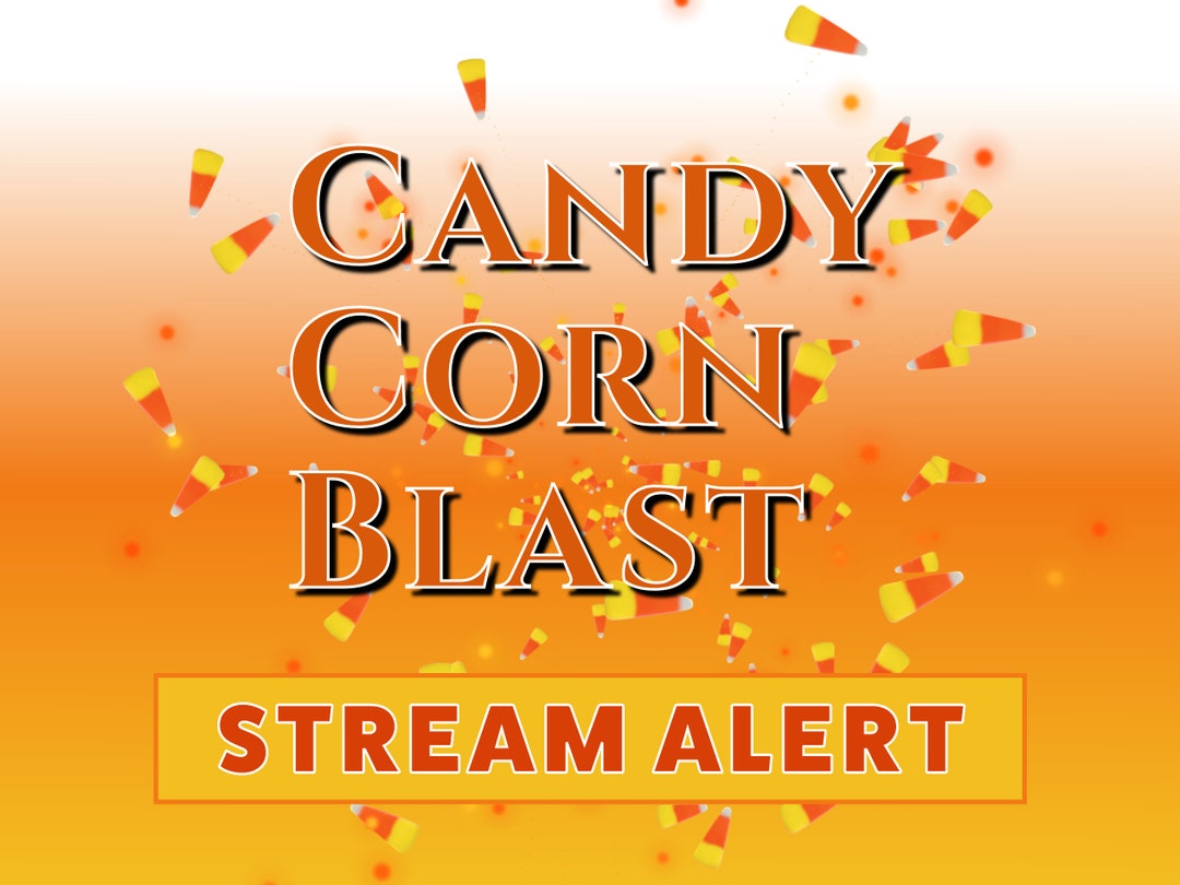 Candy Corn Blast Stream Alert - Fun Halloween Effect - Full Screen Animated Overlay ...