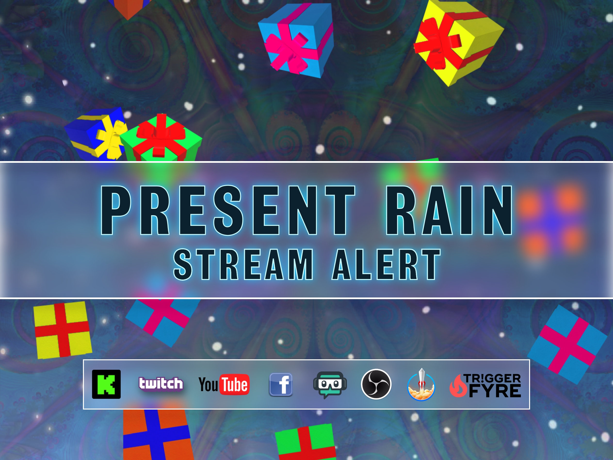 Present Rain Stream Alert - Party Effect - Full Screen Gift Shower With ...