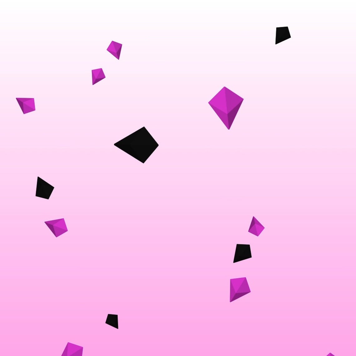 Cute Twitch Cheer Alert - Pink & Black Bit Drop Effect - Full Screen ...
