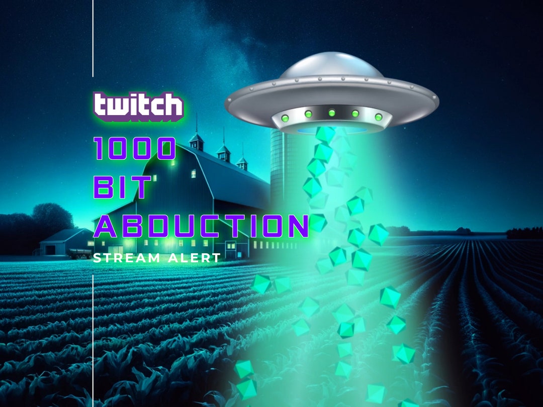 1000 Bit Abduction Cheer Alert - Full Screen Animated Twitch Stream ...