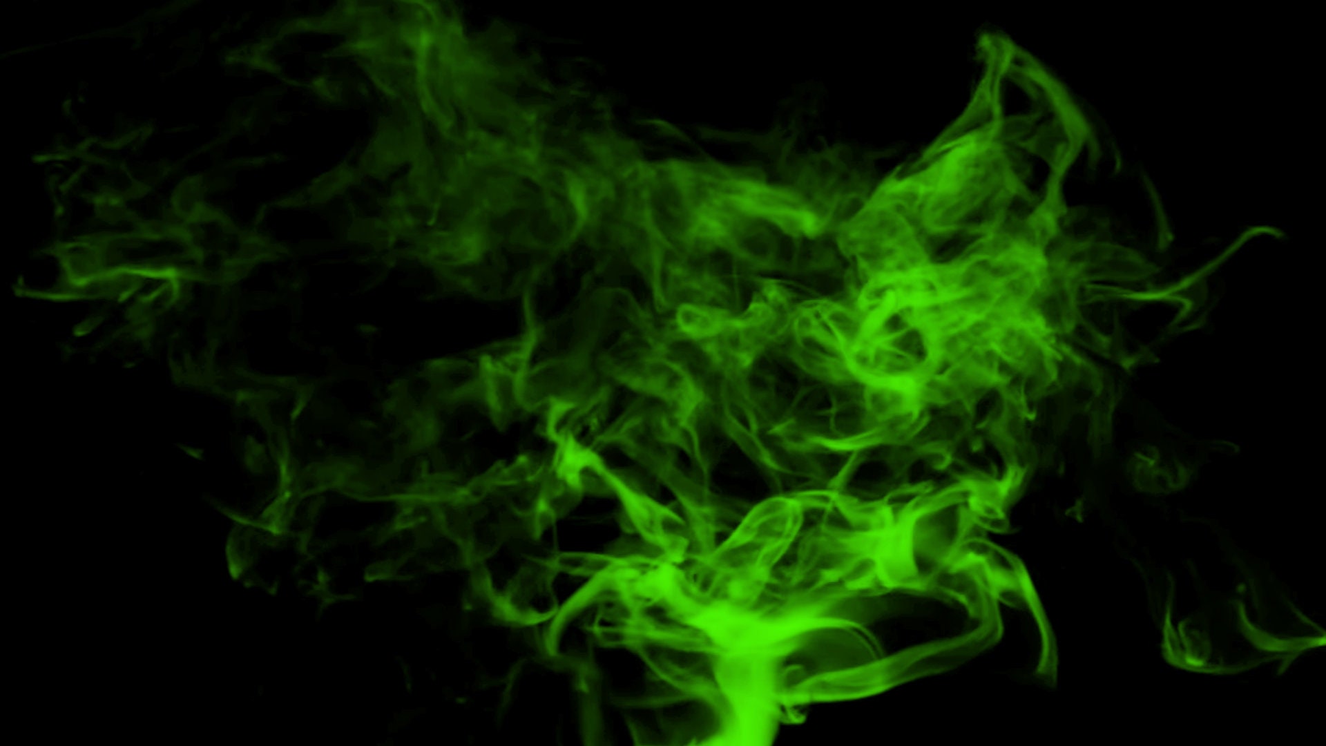 Green Smoke Stream Alert - Animated Overlay With Transparent Background ...