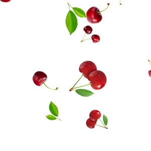 Raining Cherries Stream Alert - Red Cherry Drop Animated Overlay With ...