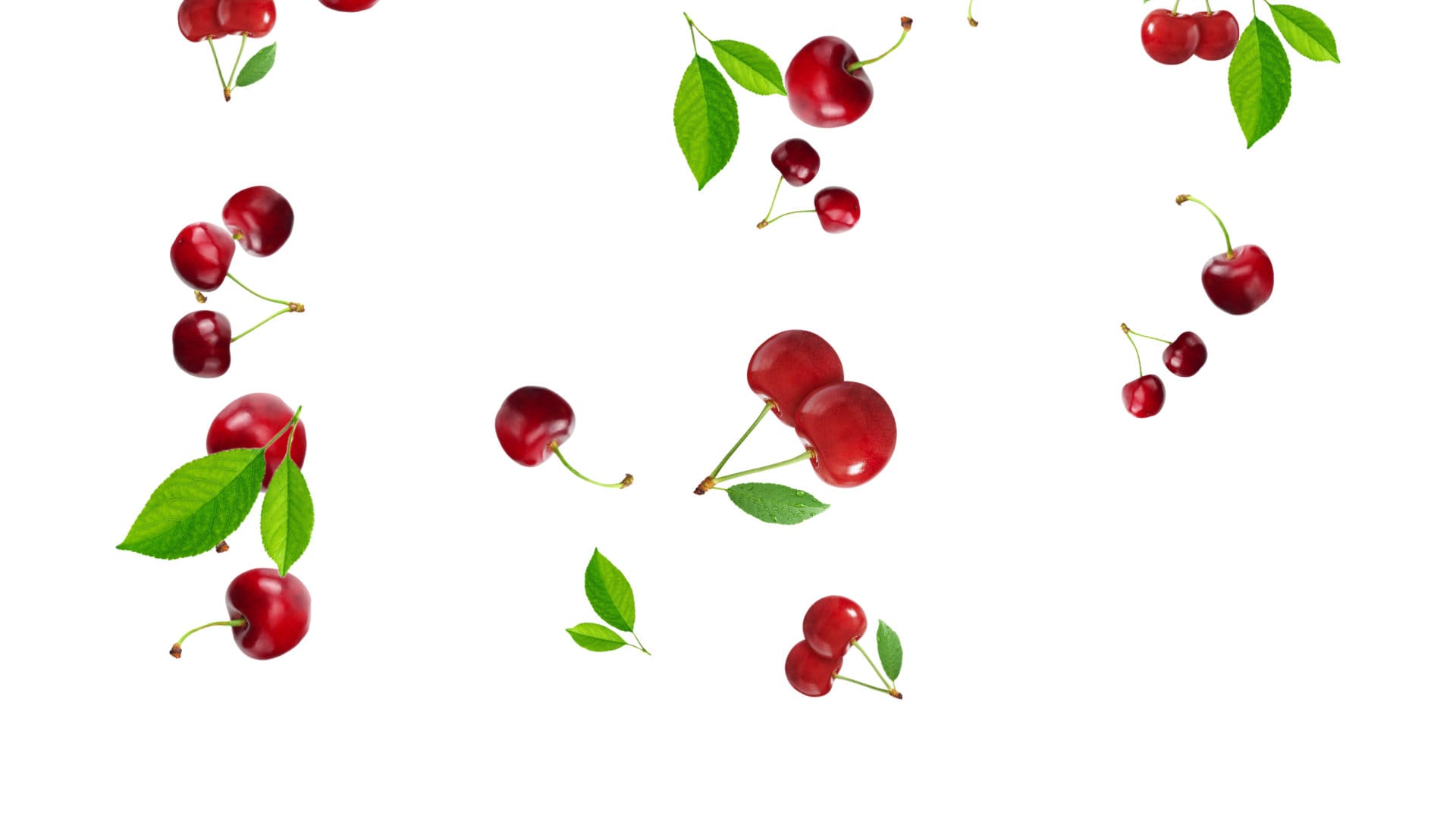 Raining Cherries Stream Alert - Red Cherry Drop Animated Overlay With ...