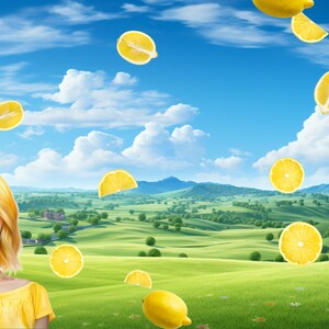 Raining Lemons Stream Alert - Full Screen Animated Citrus Overlay W ...