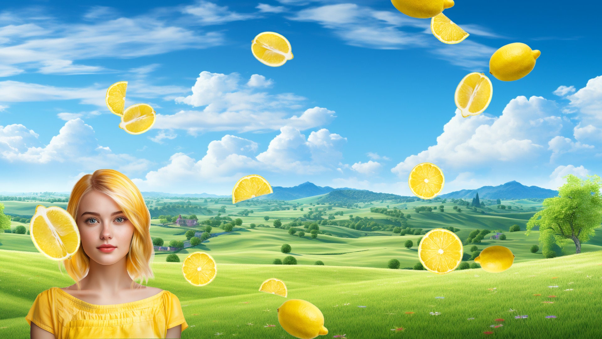 Raining Lemons Stream Alert Full Screen Animated Citrus Overlay W ...