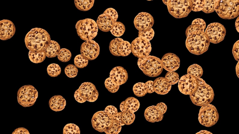Cookies Stream Alert Full Screen Animated Overlay With Transparent ...