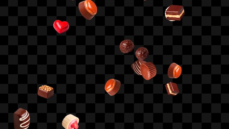 Valentine Chocolates Stream Alert - Full Screen Candy Shower - Animated ...
