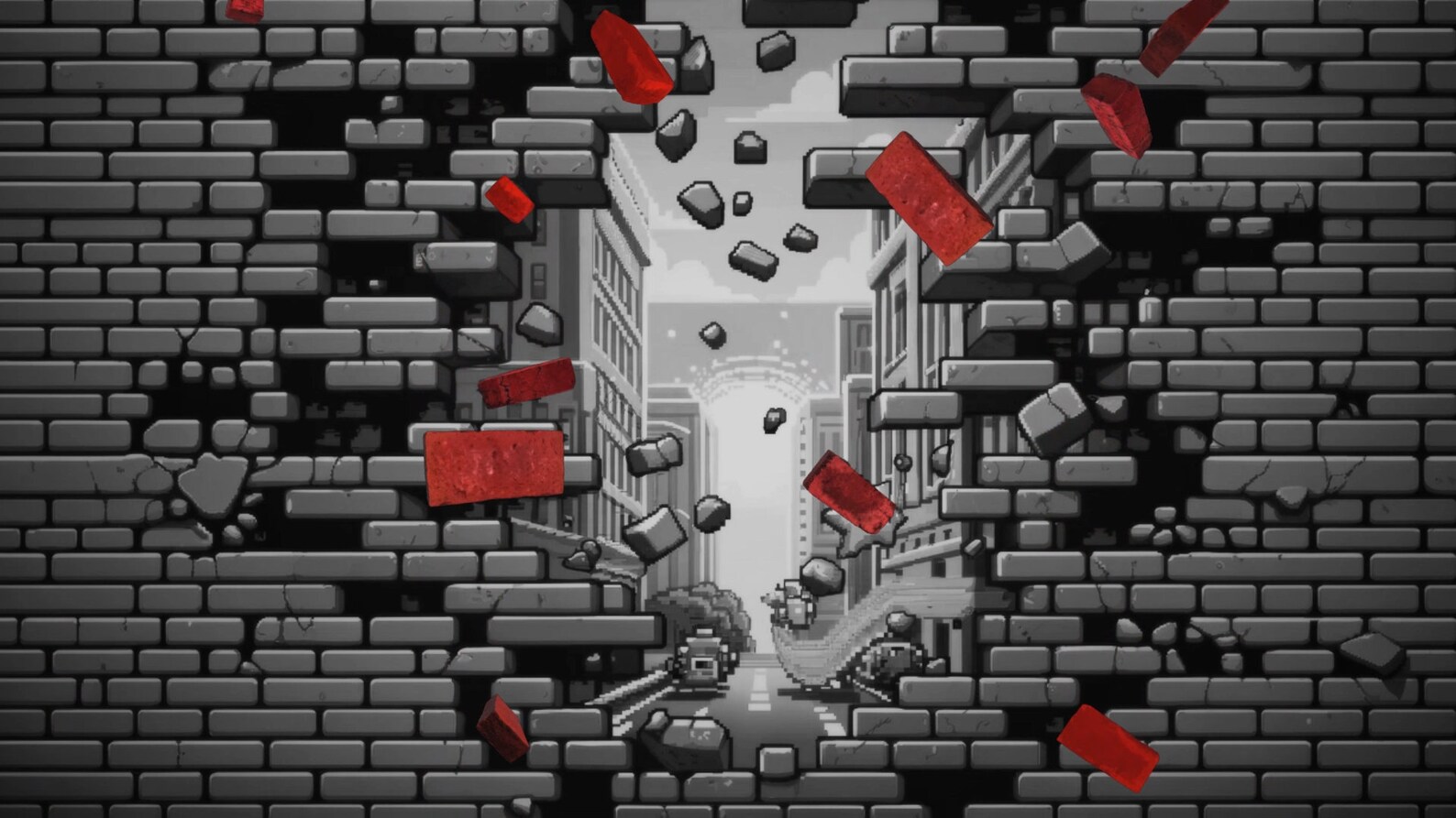 Raining Bricks Stream Alert - Full Screen Animated Overlay With ...