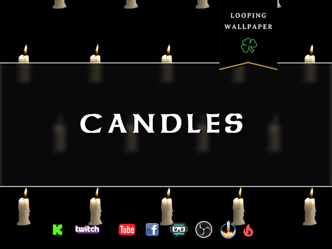 Candles Animated Stream Wallpaper - Full Screen Magical Floating ...