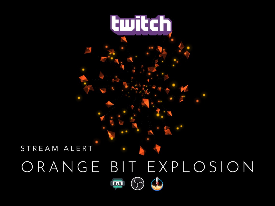 Exploding Bits Stream Alerts Bundle 9 Twitch Cheer - Etsy