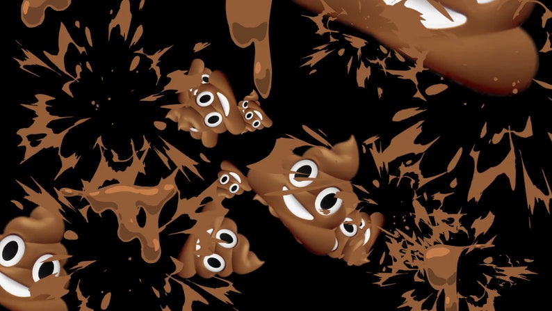 Poo Fling Stream Alert - Full Screen Animated Overlay - Transparent ...