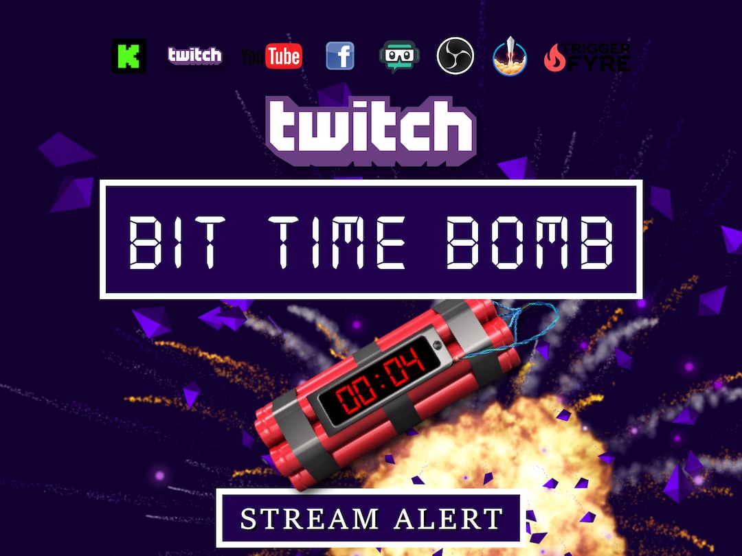 Bit Time Bomb - Twitch Stream Alert - Full Screen Animated Cheer Effect ...