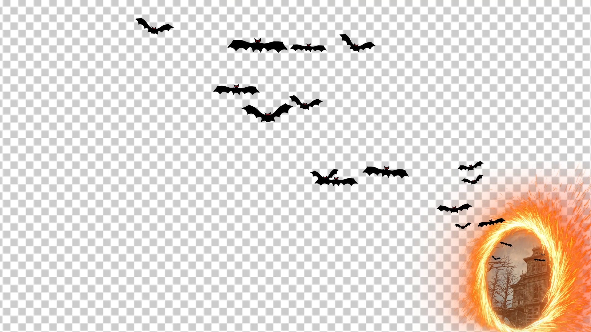 Bat Portal Stream Alert - Full Screen Animated Horror Overlay ...