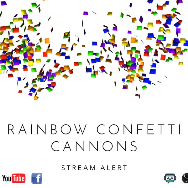Twitch Animated Confetti Cannon - Etsy