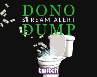 Dono Dump Stream Alert - With Sound - Full Screen Donation Animation ...