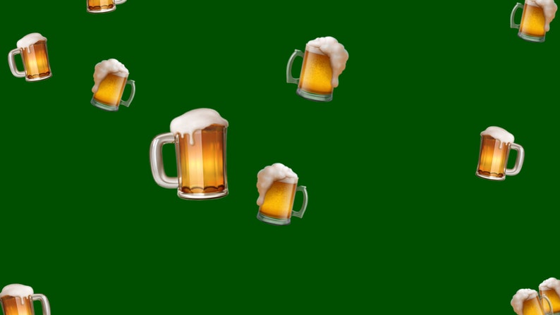 Beer Stream Alert - Raining Brews Animated Overlay With Transparent ...