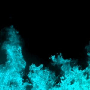 Aqua Fire Stream Alert - Full Screen Effect W/ Transparent Background ...