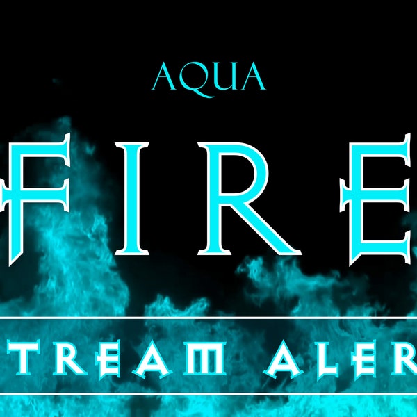 Blue Flame Animated Stream Overlay - Etsy