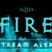 Aqua Fire Stream Alert - Full Screen Effect W/ Transparent Background ...
