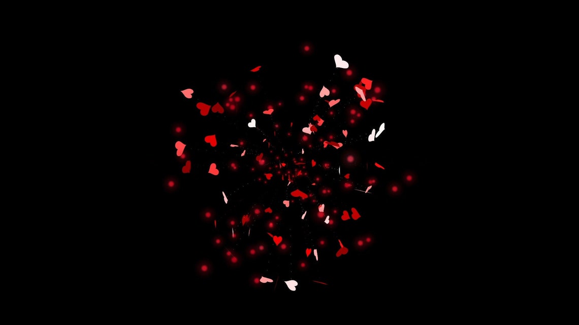 Exploding Hearts Stream Alert Animated Full Screen Love Overlay With ...