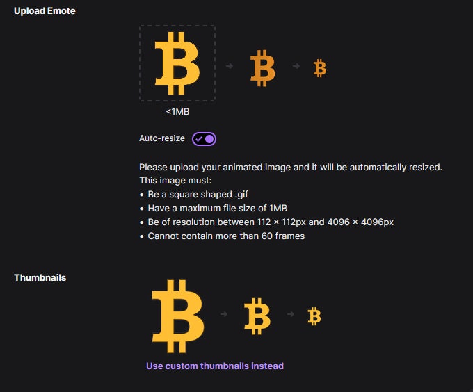 Bitcoin Animated Emote - Twitch Kick Youtube Discord - BTC Animation ...