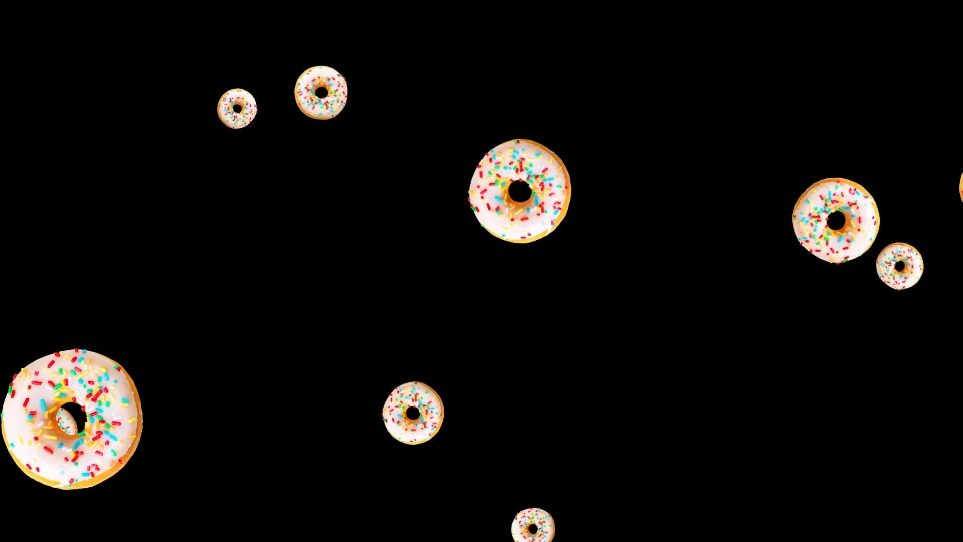 Sprinkle Donut Stream Alert Cute Food Animation W/ Transparent ...