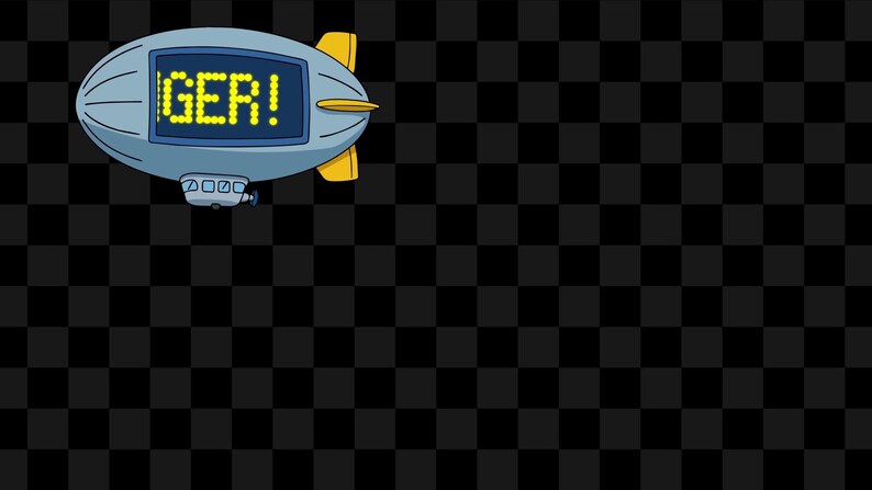 Banger! Blimp Stream Alert - Full Screen Animated Overlay With ...