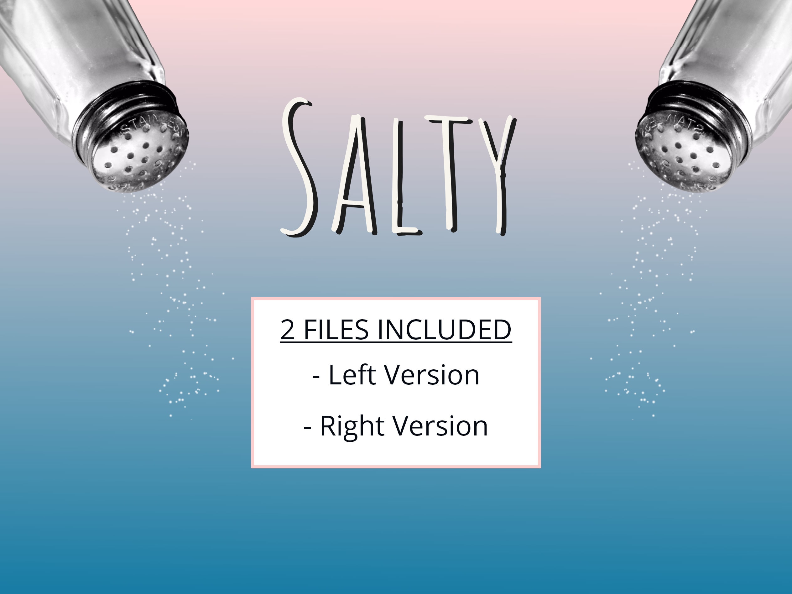 Salty Stream Alert - Full Screen Animated Overlay W/ Transparent ...