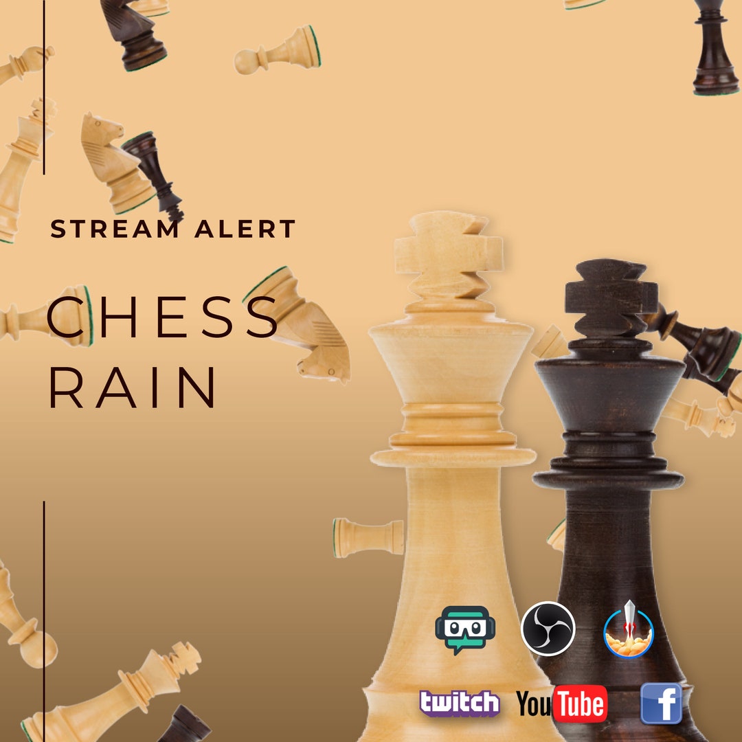 Chess Rain Stream Alert - Animated Overlay With Transparent Background ...