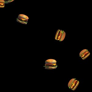 Raining Burgers Stream Alert - Full Screen 3D Cheeseburger Shower ...