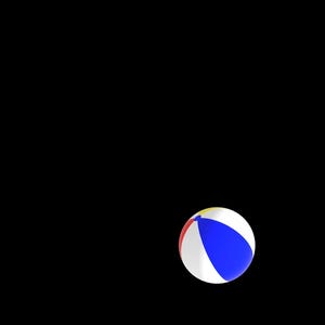 Beach Ball Stream Alert - Bouncing & Rolling Summer Ball Video Effect ...