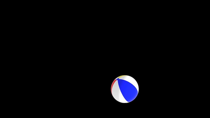 Beach Ball Stream Alert - Bouncing & Rolling Summer Ball Video Effect ...