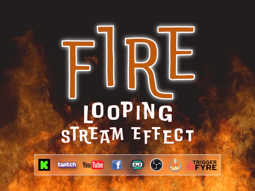 Fire Stream Decoration - Looping Special Effect - Full Screen Animated ...