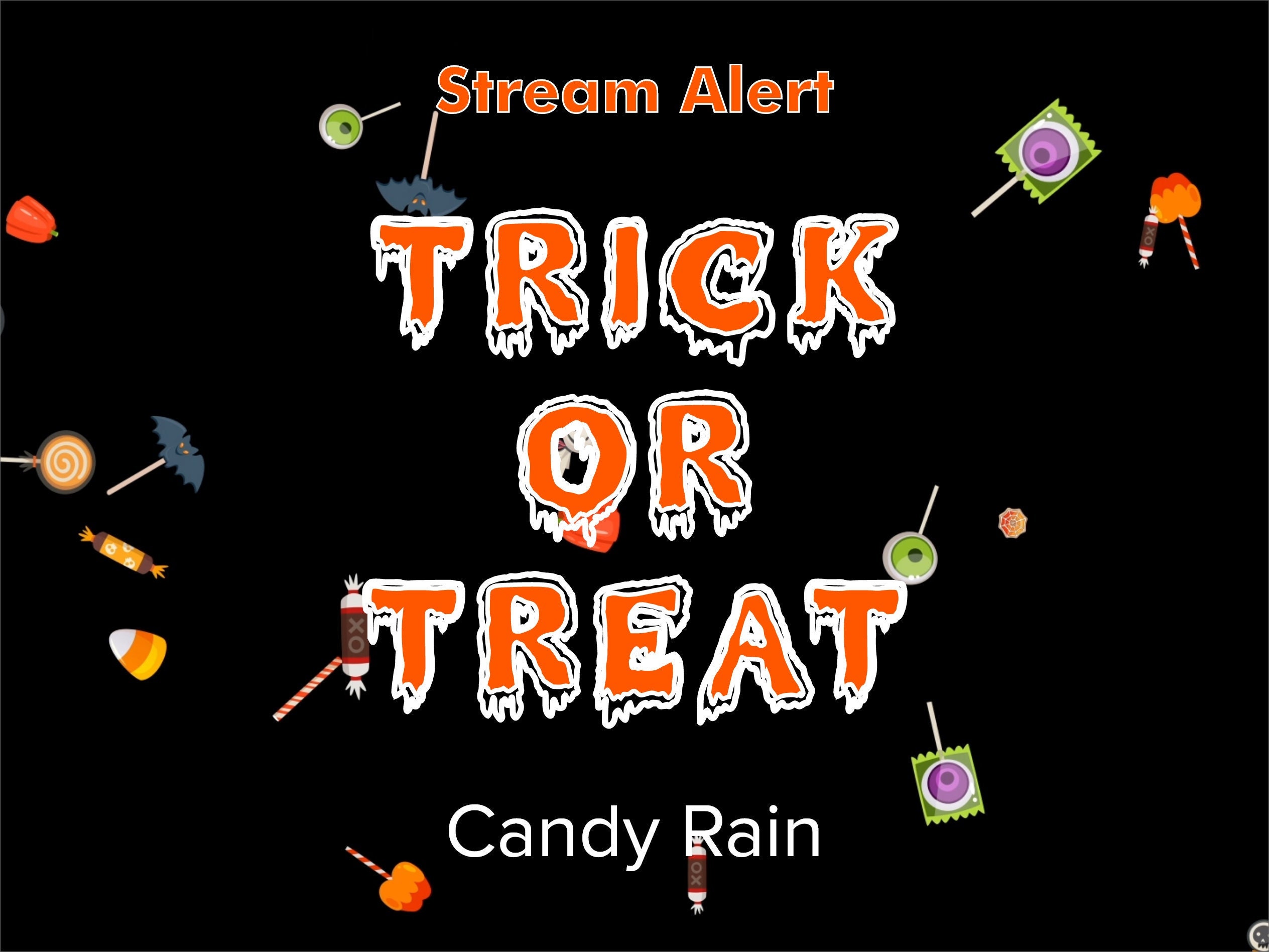 Trick or Treat Candy Drop - Halloween Stream Alert - Full Screen ...